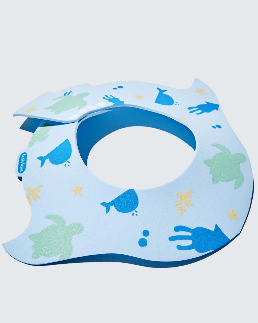 Adjustable Baby Shower Cap | Whale | Badehette for barn